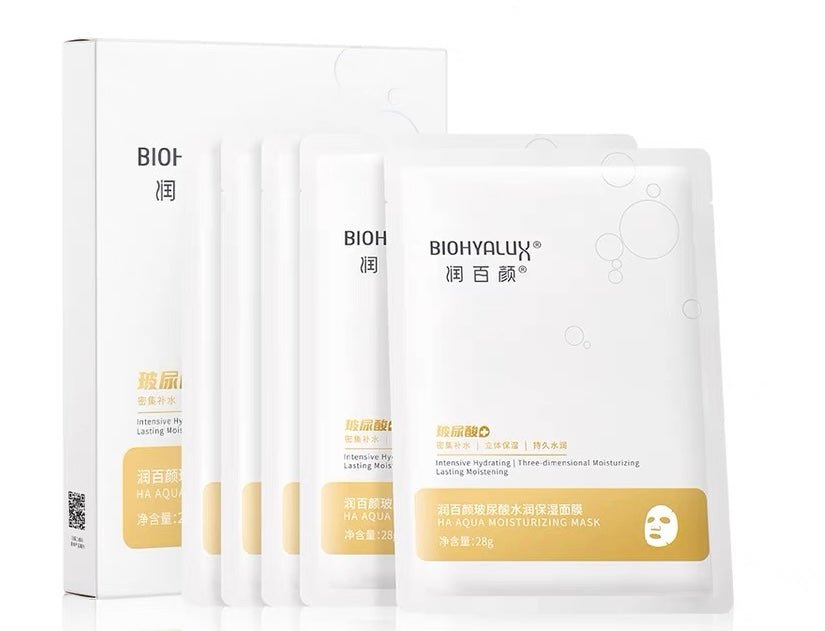 BIOHYALUX HA AQUA MOISTURIZING MASK (28G x 5) – My Green Herbs